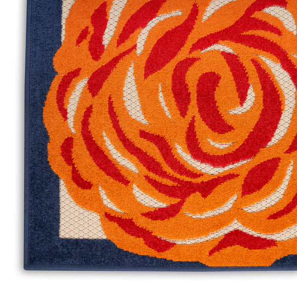 Nourison Home Aloha ALH32 Machine Made Multicolor Rectangle Area Rug ...