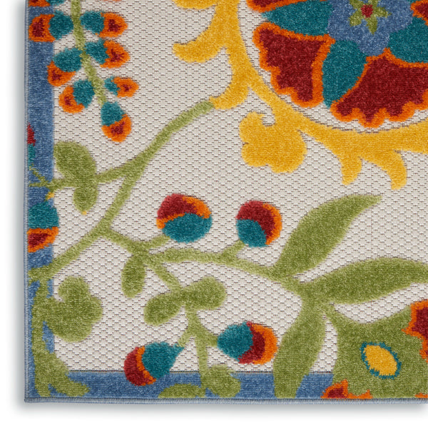 Nourison Home Aloha ALH17 Machine Made Multicolor Low Pile Runner - US ...